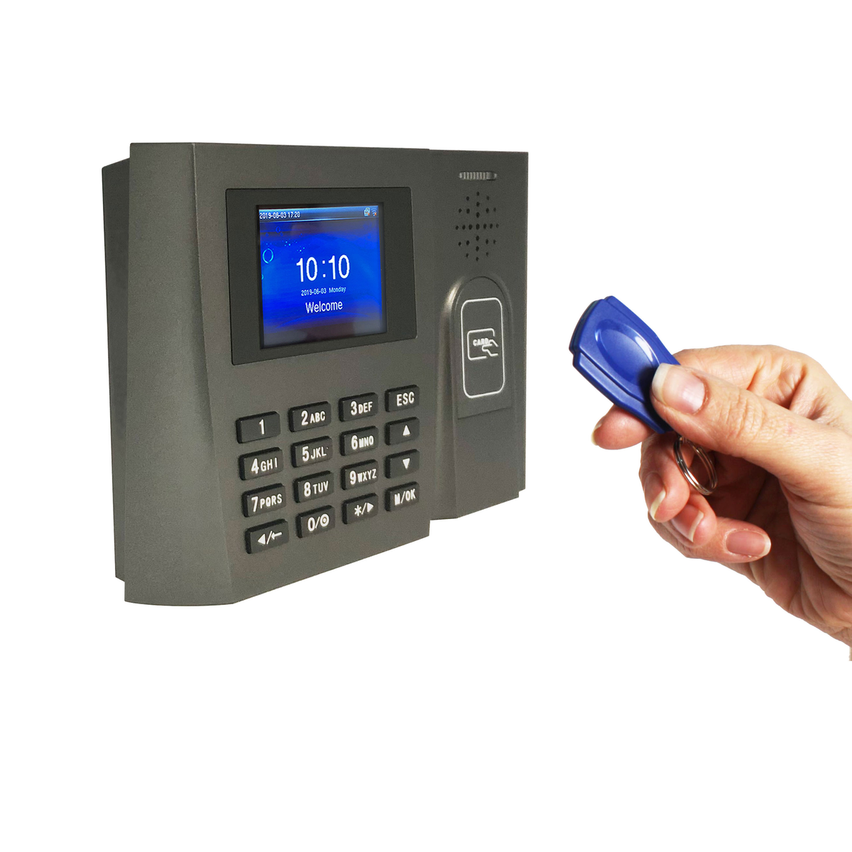 Time clock Proximity RFID tag time recorder terminal only — Time Clocks Inc