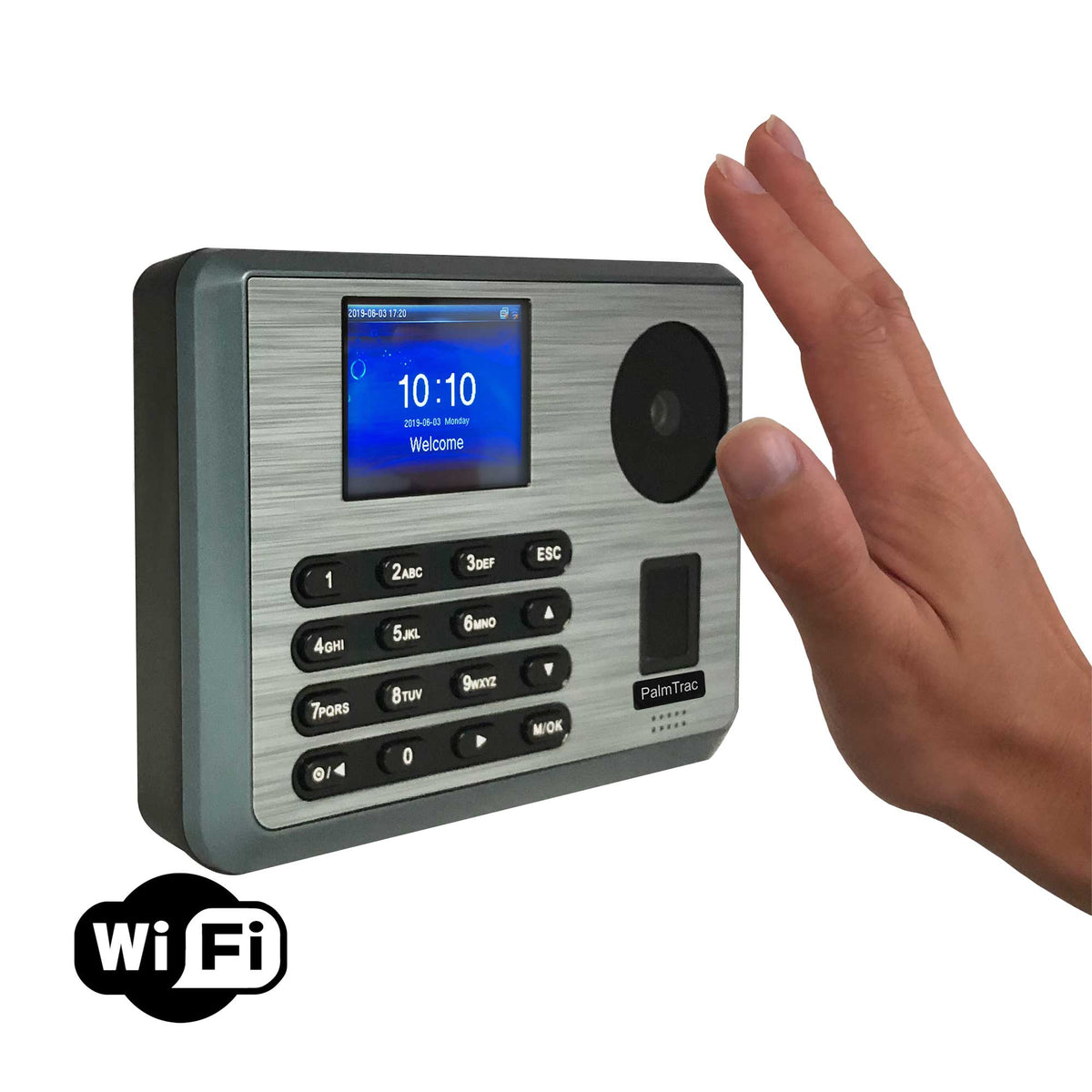 Time clock biometric palm/ handl recogition with wifi terminal only ...
